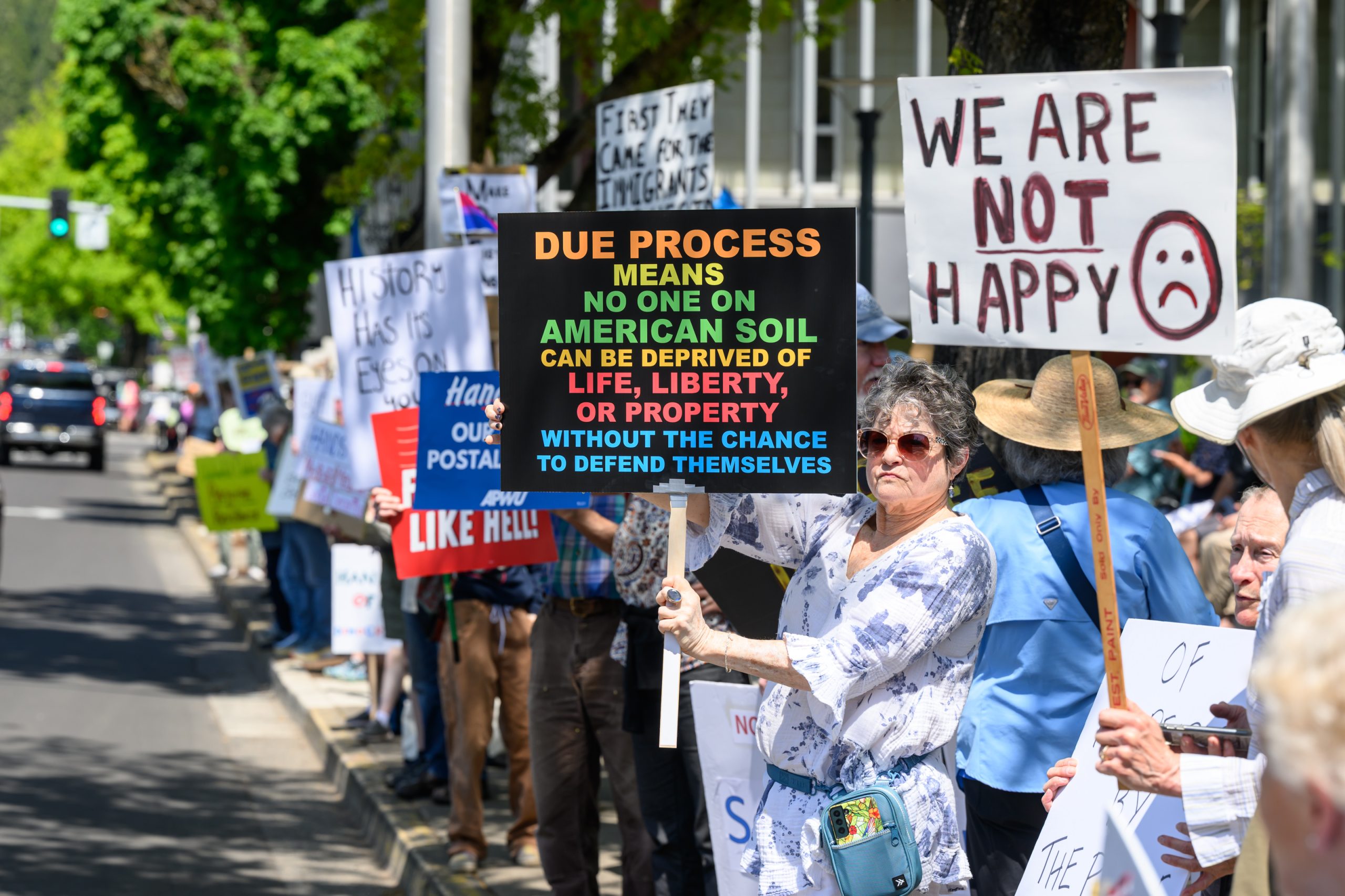 May Day protest held in downtown Eugene - Lookout Eugene-Springfield